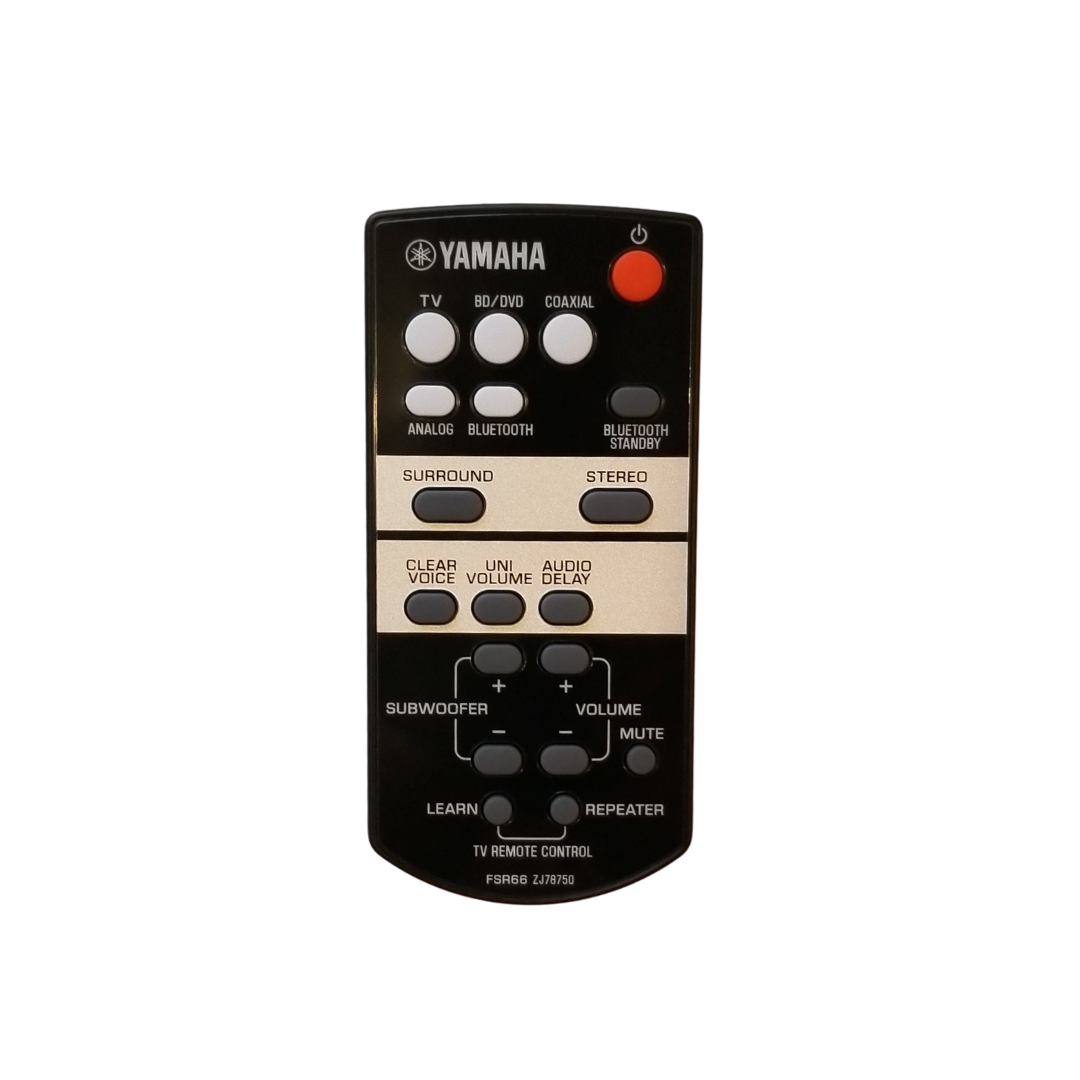 Yamaha OEM Remote Control ZJ78750, FSR66 for Yamaha Soundbars
